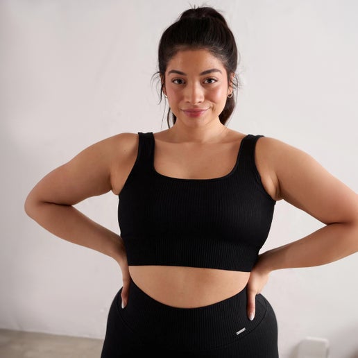 Aim'n Women's Ribbed Seamless Bra | Bras