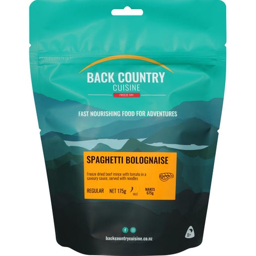 Back Country Cuisine Freeze Dried Regular Meal in Black | OU