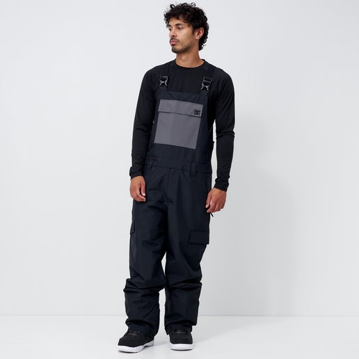 DC Docile Men's Snow Bib in Black | SNOW SPORTS
