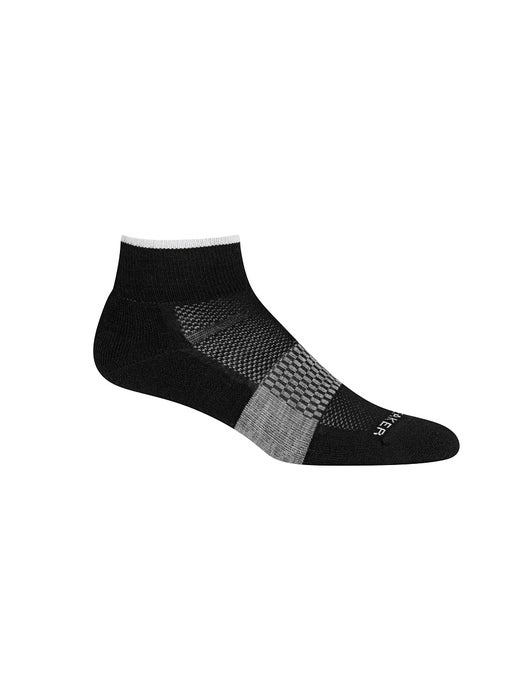 icebreaker Womens Multisport Light Mini Socks in Black | CLO