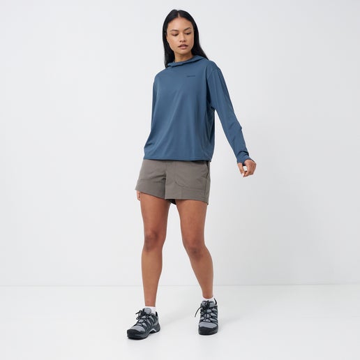 Marmot AirExchange SolarShield Women's Shorts 4inch in Brown