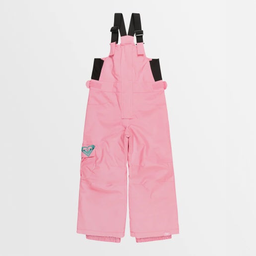 Roxy Lola Bib Girls Snow Pants in Pink | SNOW SPORTS