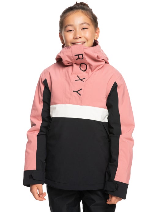 Roxy Youth Girls Shelter Snow Anorak in Pink | SNOW SPORTS