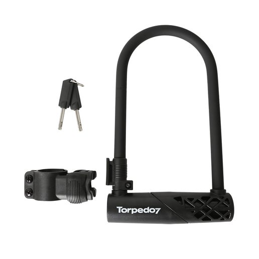 Torpedo7 U Shackle Lock with Bracket | BIKE