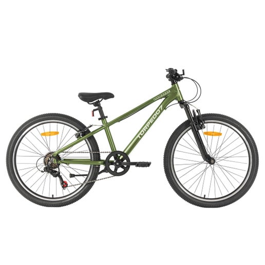 Torpedo7 Wanderer 24" Kids Bike in Green | BIKE
