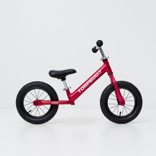 Torpedo7 Zoom Balance Bike with Spoked Wheel in Pink | BIKE